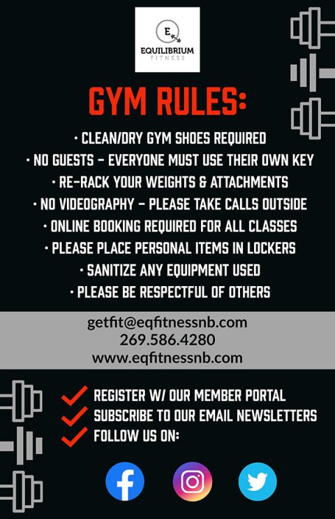 Gym Rules & Precautions | Southwest Michigan's Best 24 Hour Fitness ...